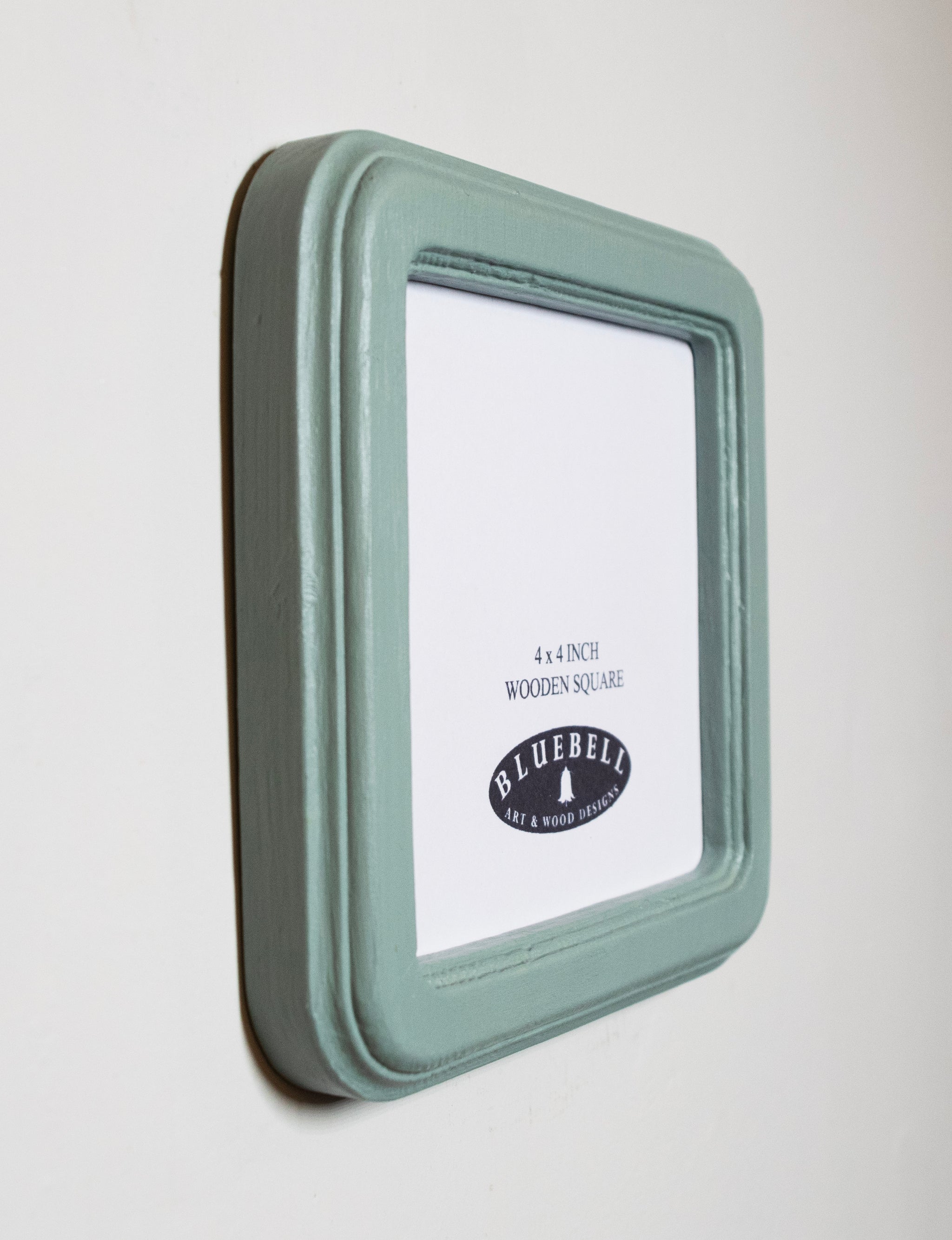 Duck Egg 4" x 4" Square Handmade Wooden Photo Picture Frame – Bluebell ...